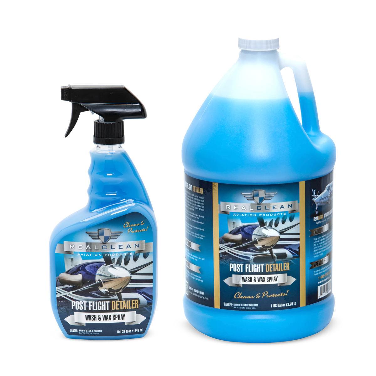 Post-Flight Airplane Detailer Spray | Real Clean Products